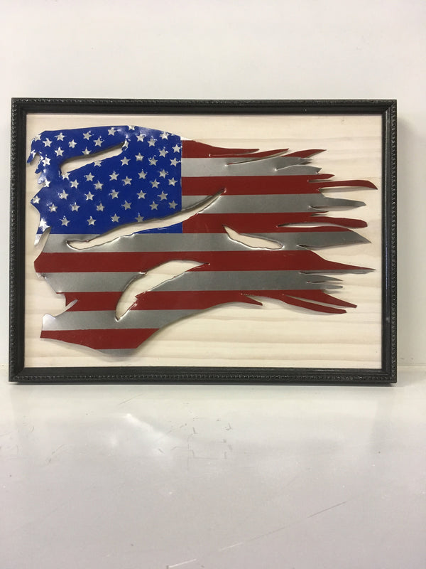 U.S. Distressed Stainless Steel Flag – Pontorno MetalWorks